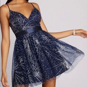 Windsor | Dresses | Windsor Navy Blue Jessie Prom Party Dress | Poshmark